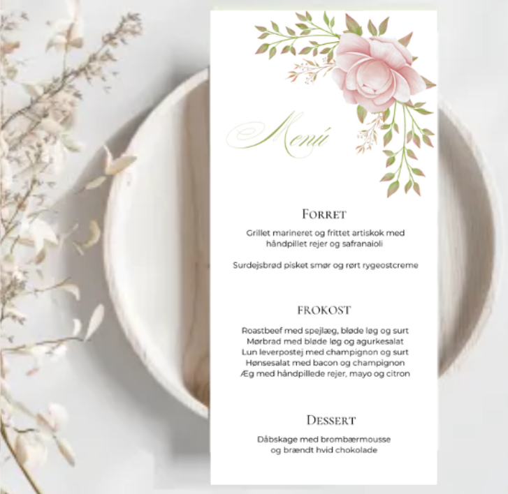 Menúkort - EnokKragelund.dk